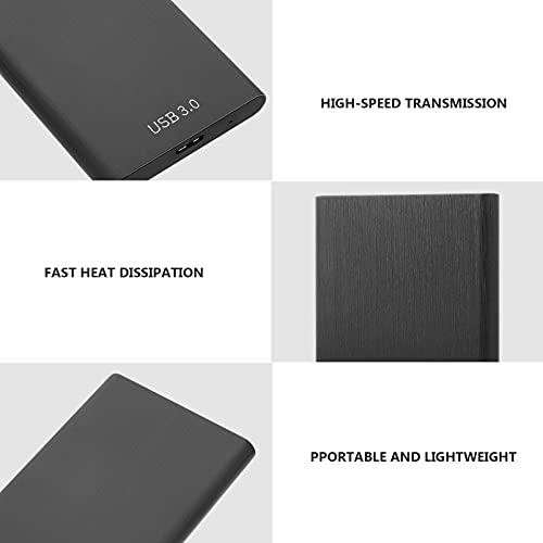 SOLUSTRE External Hard Drive Pc External Hard Drive 2 Pack USB3. 0 Mobile Hard Drive USB3. 0 Mobile Hard Drive USB3. 0 Hard Disk Hard Disk HDD External Hard Drive Pc External Hard Drive