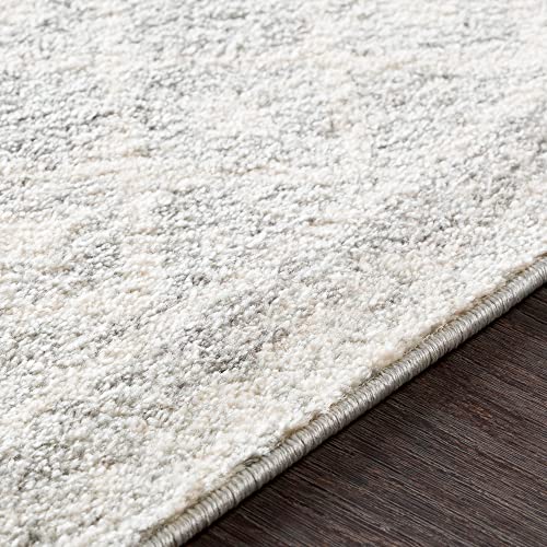 Livabliss Chester Boho Moroccan Area Rug,6'7" x 9',Grey
