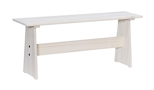 Linon Home Decor Products Antique White Corner Dining Set by Linon Leyton Nook