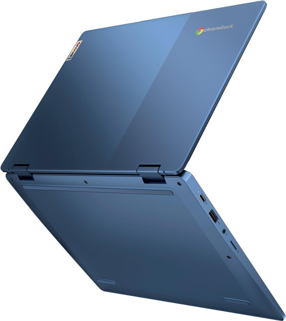 Lenovo Flex 3i Chromebook 12.2" WUXGA Touch Laptop, Intel Processor N100, 4core, 3.4GHz, Intel UHD Graphics, 4GB RAM 128GB Storage(64GB eMMC+64GB Card), Chrome OS, Abyss Blue, TECL Bundle
