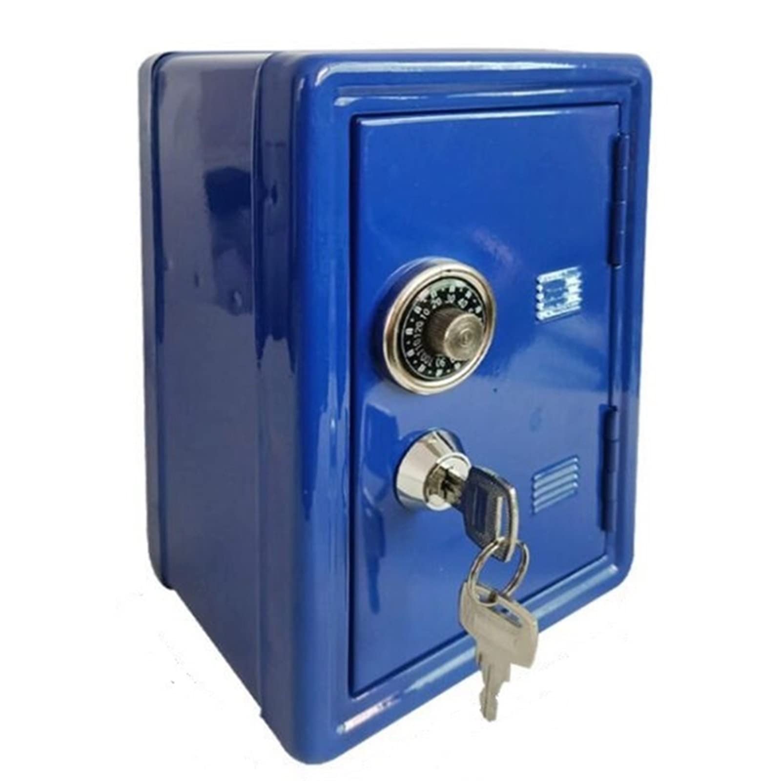 RORUN Small Safe Safe Box Organizer Iron Table Decorative Box Piggy Bank Metal Mini Cabinet Storage Box for Money Box