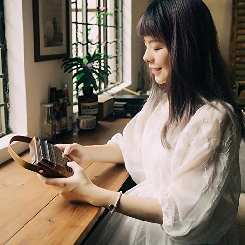 SLFDXDP Thumb Piano Kalimba Thumb Piano Full Veneer Finger Piano Piano Beginner Students Introduction Kalimba Finger Piano Kalimba Portable (Color : B)