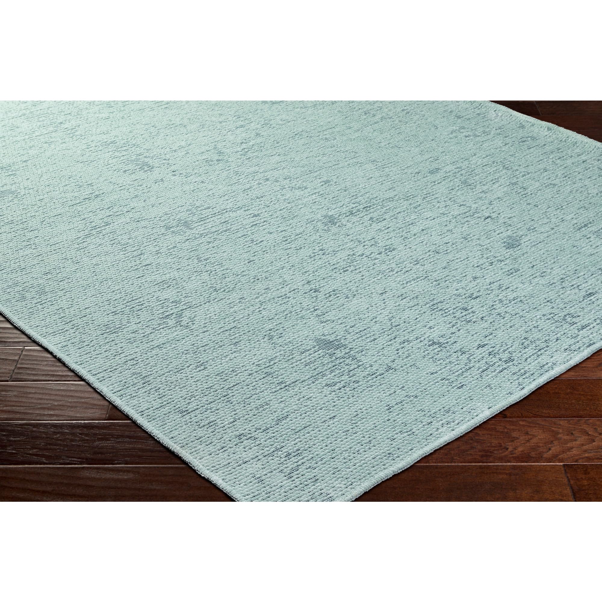 Livabliss Quebec Casual Machine Woven Area Rug, 9'2" x 12', Seafoam