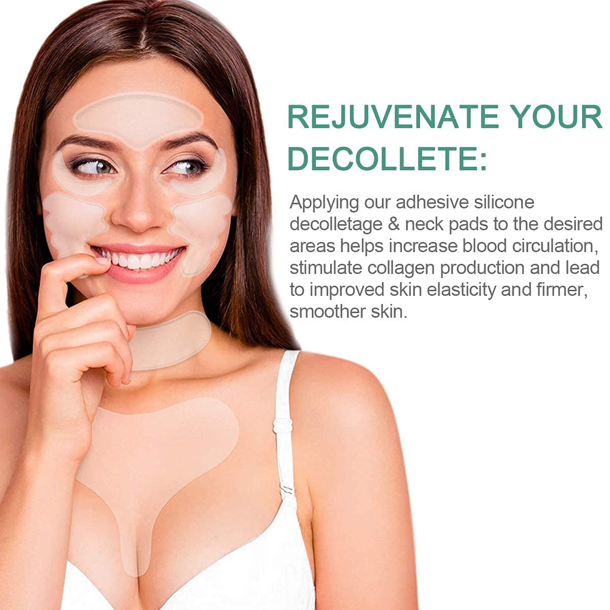 Yishqi Wrinkle Patches for Face Overnight, Anti-Wrinkle, Hypoallergenic, Smoothening, Softening