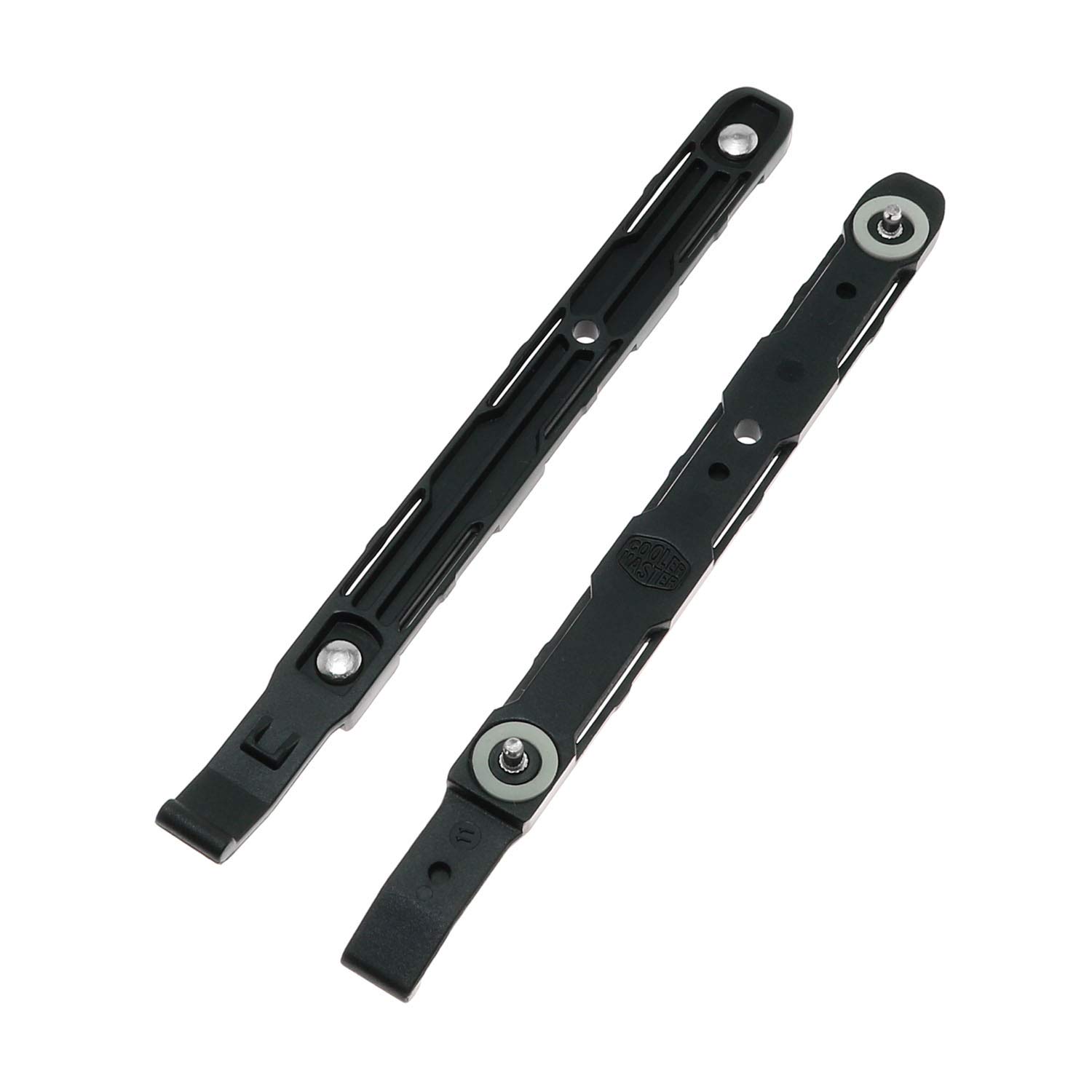 Maxmoral 2pcs Chassis Hard Drive Mounting Rails Plastic Black
