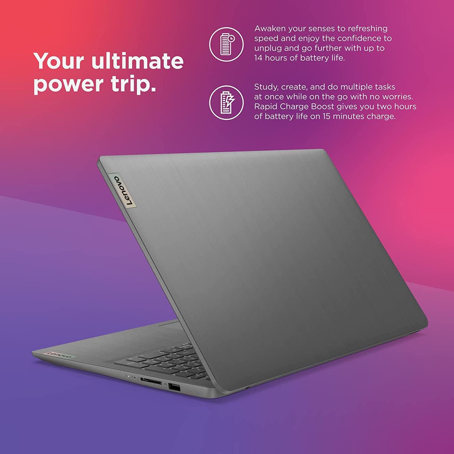 Lenovo IdeaPad 3 15.6" Laptop – AMD Ryzen™ 5 5625U – Full HD 1080P Touch Display – Type-C – Wi-Fi 6 – Fingerprint Reader – Webcam – Windows 11 – W/MOUSE PAD (40GB RAM | 1TB PCIe SSD)