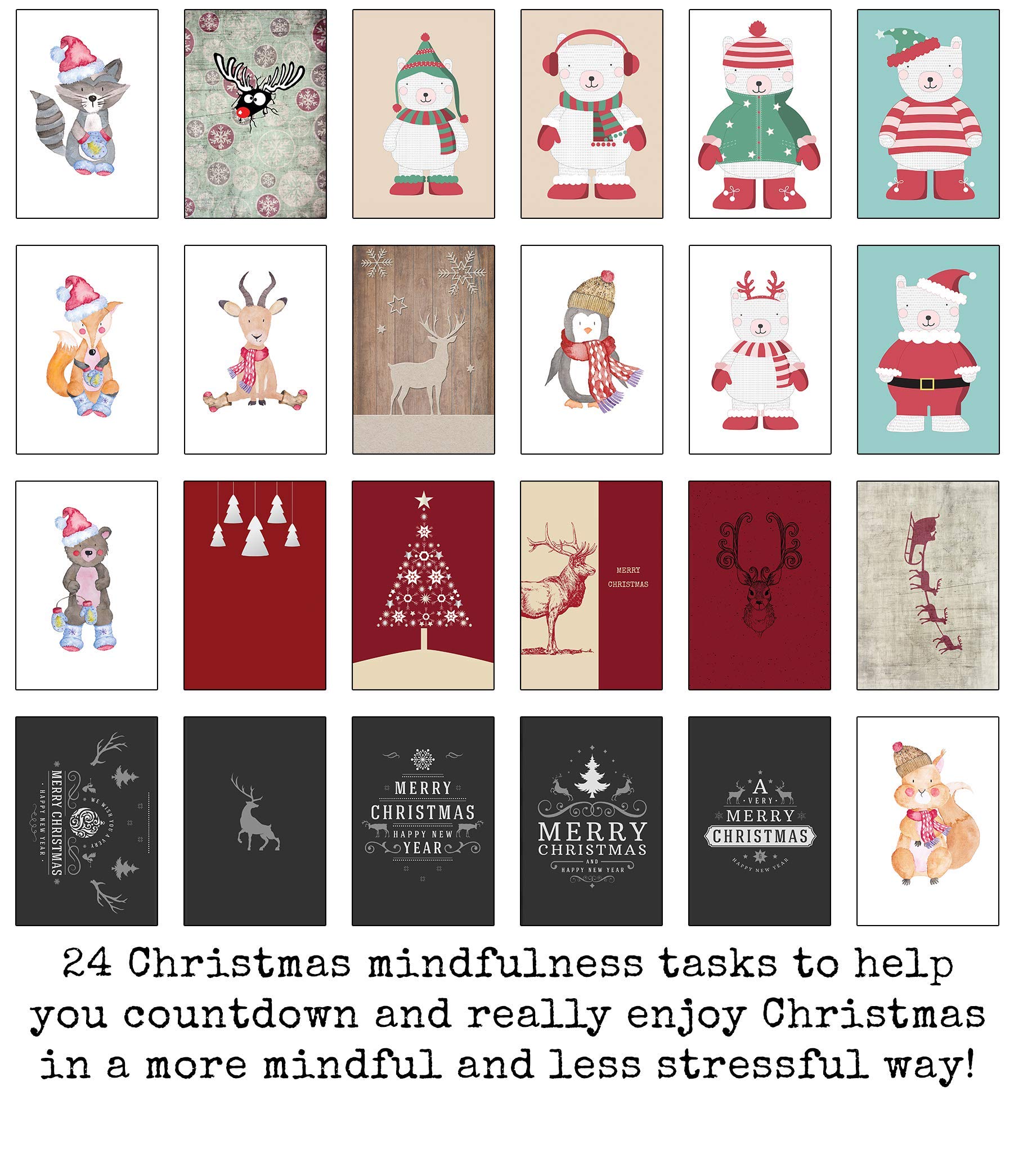 Mindfulness Advent Calendar 2023 24 Mindfulness tasks in a jar to help you enjoy and appreciate Christmas even more!