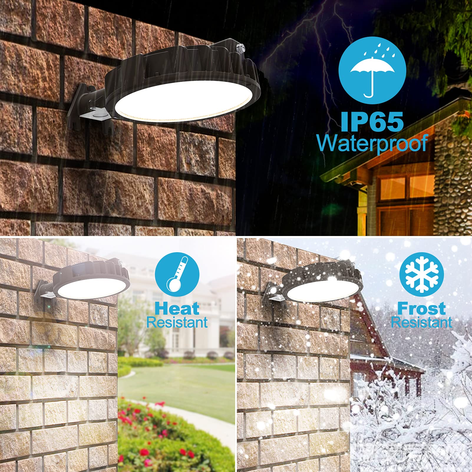 Lightdot LED high Bay Shop Light, 5000K Daylight Linear Hanging Light for Warehouse Workshop Gyms