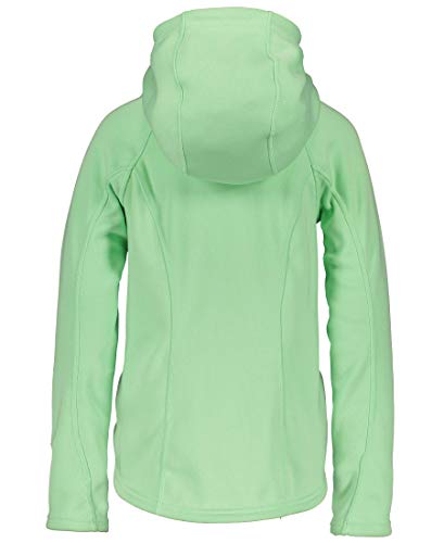 Obermeyer Girls Linnea Hoodie, Neo Mint, Large