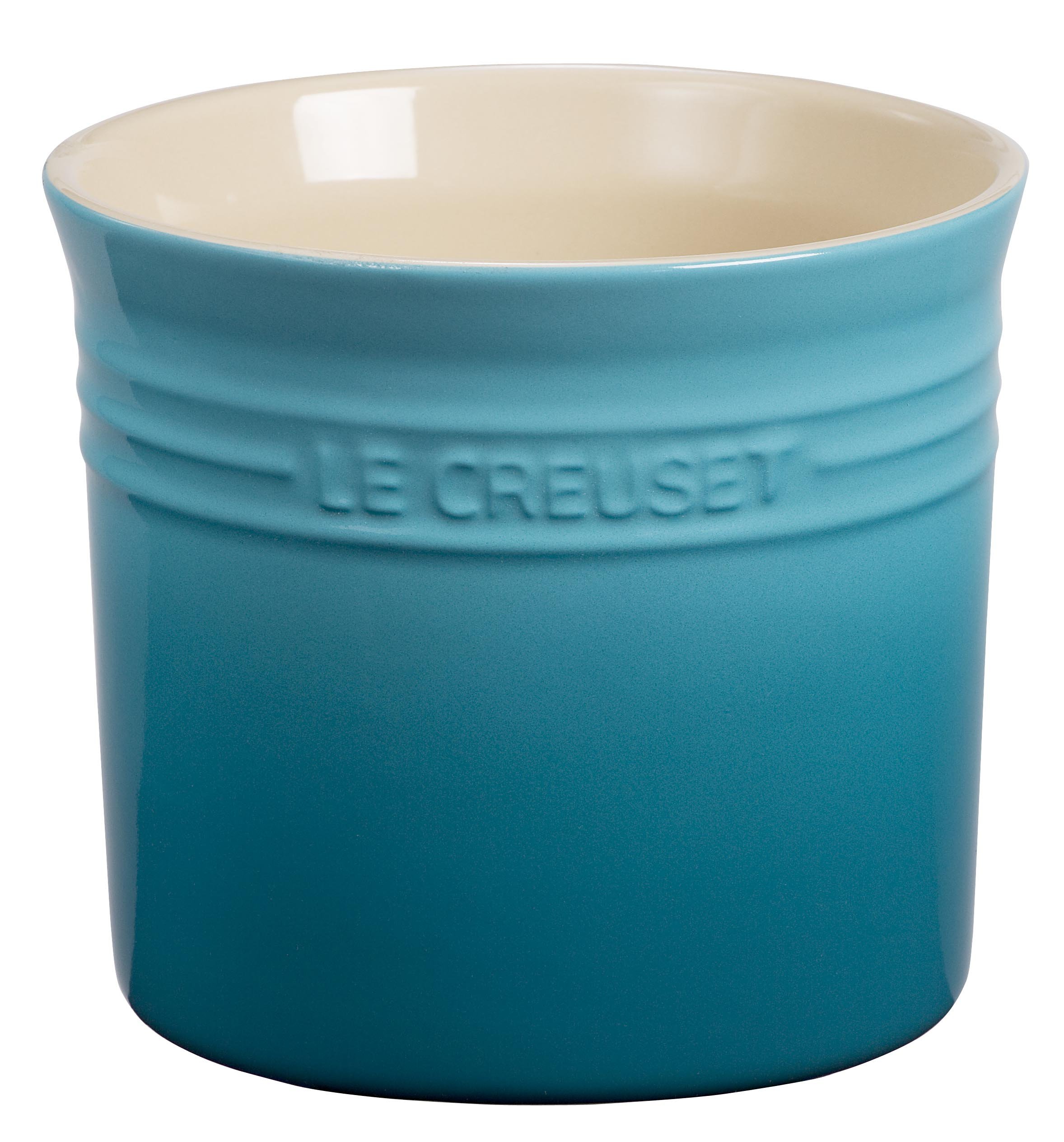 Le Creuset Enameled Stoneware Crock, Caribbean