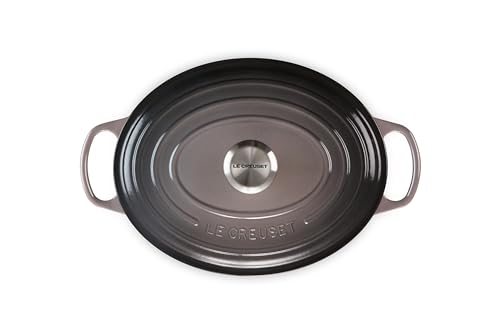Le Creuset Enameled Cast Iron Signature Oval Dutch Oven, 5 qt. , Oyster