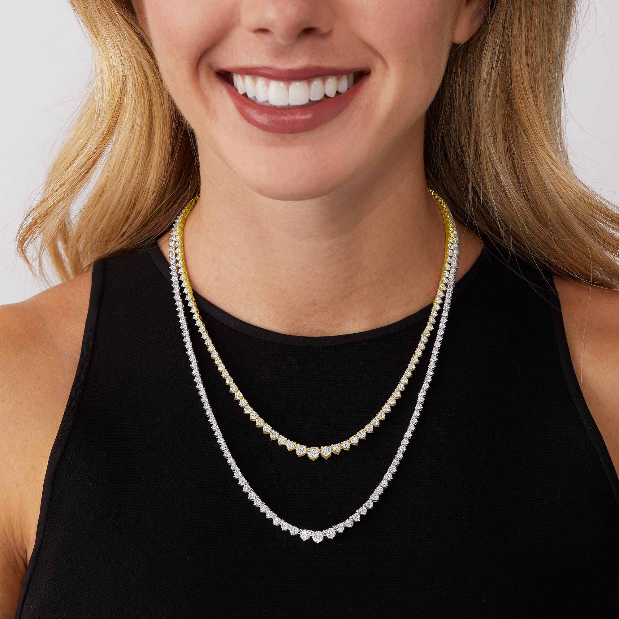 Ross-Simons Diamond Tennis Necklace I-J Color / I2-I3 Clarity