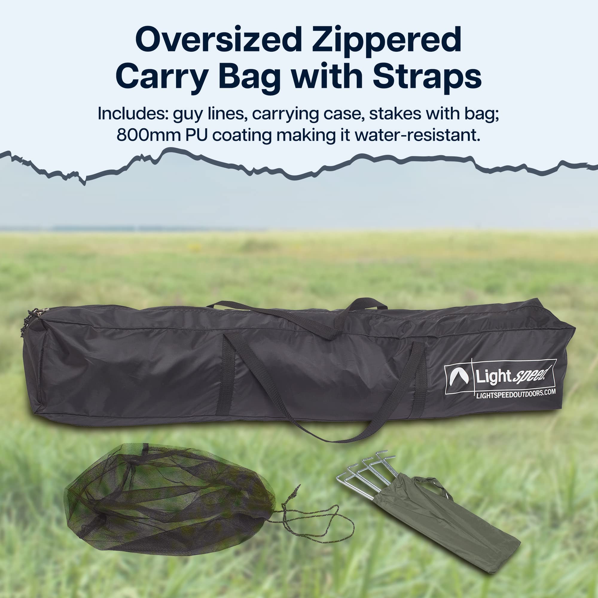 Lightspeed Outdoors 3-in-1 Privacy Tent, Changing Room, Grey