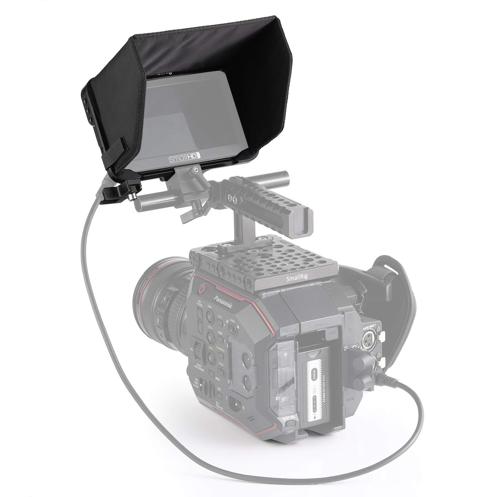SmallRig Monitor Cage with Sunhood for SmallHD Focus Series 5”Monitor 2249