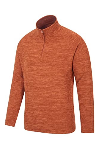 Mountain Warehouse Snowdon II Mens Fleece Burnt Orange Large