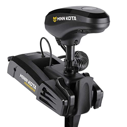 Minn Kota 1358731 PowerDrive Freshwater Electric-Steer Bow-Mount Trolling Motor with Digital Maximizer & i-Pilot GPS, 70 lbs Thrust, 54" Shaft