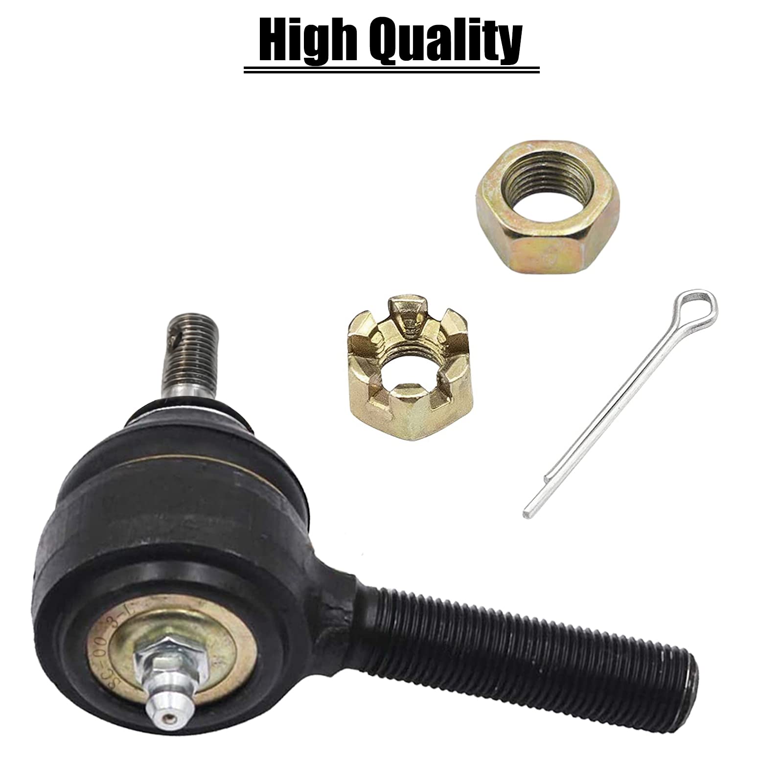 MOSNAI Club Car DS Tie Rod End kit for Club Car DS G&E 1976-2008 Golf Carts Driver OEM #7540 and Passenger Side #7539(2 PCS Left Drive Side + 1 PCS Right Passenger Side Hand Thread)