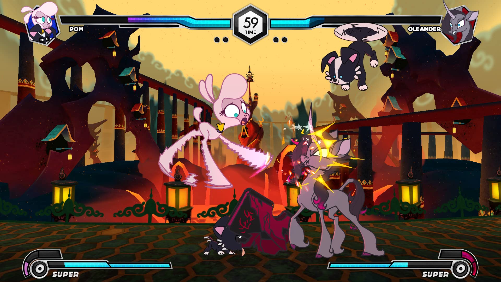 Them's Fightin' Herds: Deluxe Edition (ゼムズ ファイティン ハーズ デラックスエディション) -PS4 【特典】シーズン1パス※ゲーム内に実装(DLCプレイアブルキャラクター(4キャラクター)、追加パレットパック、追加ピクセルロビーアクセサリー) 同梱