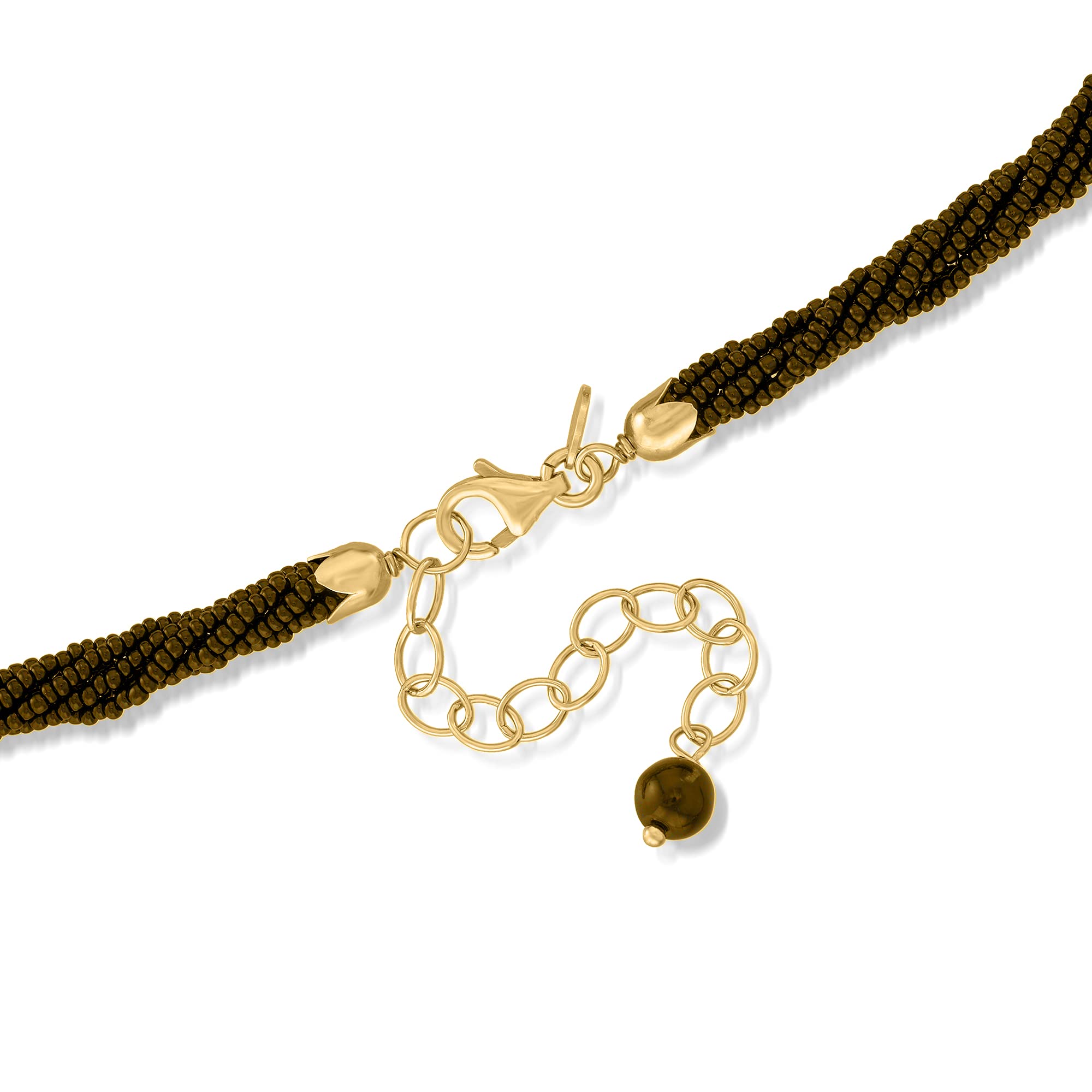 Ross-Simons Italian Murano Glass Pendant Necklace With 18kt Gold Over Sterling. 20 inches