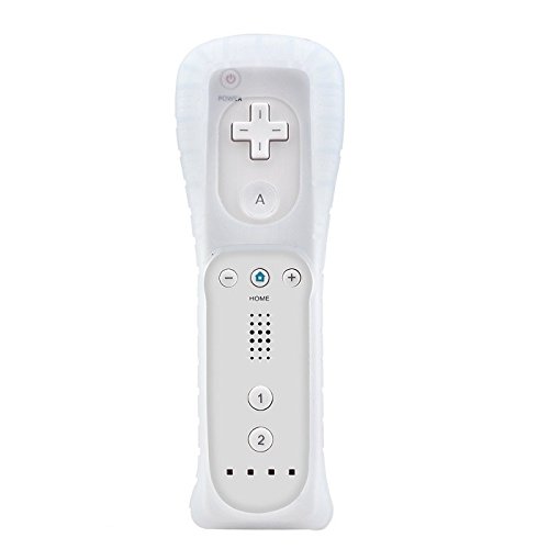 LION FISH - Remote Wireless Controller (2 Packs) for Nintendo Wii&Wii U Video Game Gamepads(No Motion Plus).(White)