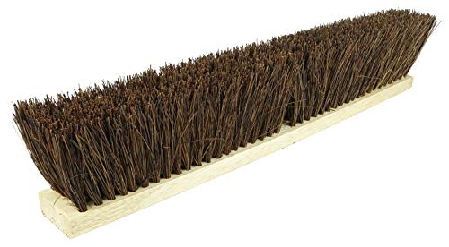 Weiler 44584 24" Block Size, Hardwood Block, Palmyra Fill, Contractor Coarse Sweeping Broom, Made in the USA