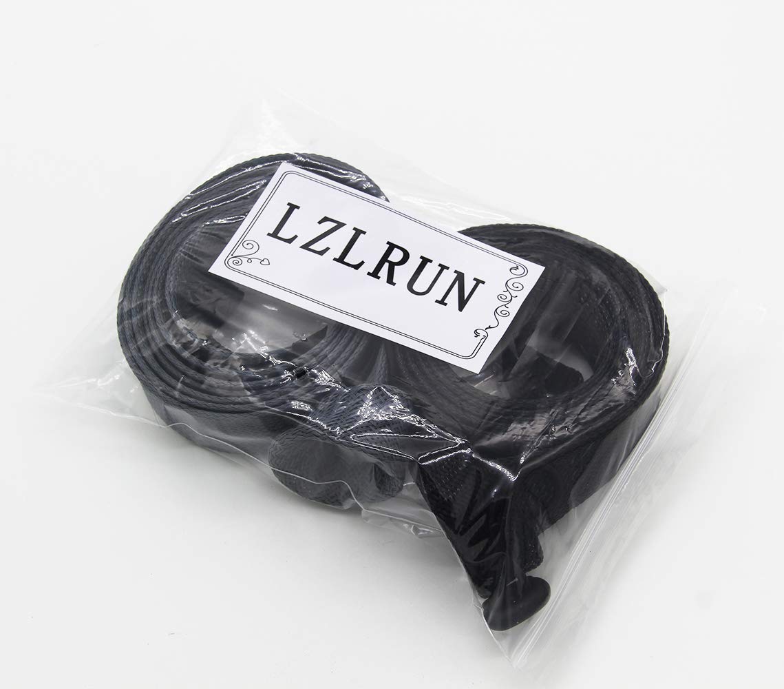 LZLRUN 2Pcs Expanable Braided Mesh Jacket Wrap Casting Fishing Rod Sleeve Cover Pole Glover Tip Protector Bag Sock Fishing Tools