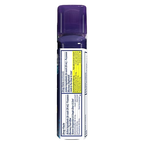 Maximum Strength MUCINEX Fast-MAX Severe Congestion & Cough Clear & Cool & MUCINEX Nightshift Cold & Flu Clear & Cool Liquid (2 x 6 fl. oz.) Multi-Symptom Relief with a Burst of Cooling Menthol