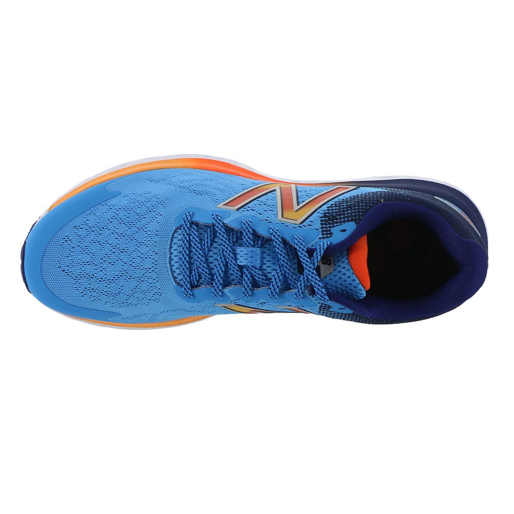 New Balance mens 680 V7 Running Shoe 11.5 Vibrant Sky/Vibrant Orange