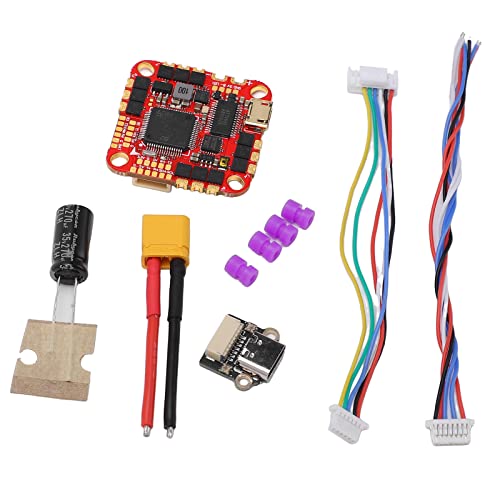SOONHUA HAKRC F722 Flight Controller with 40A ESC Capacitor for FPV Racing Black0 F722 Flight Controller with ESC F722 Flight Controller RC Flight Controller F722 Flight Controller with ESC Flig