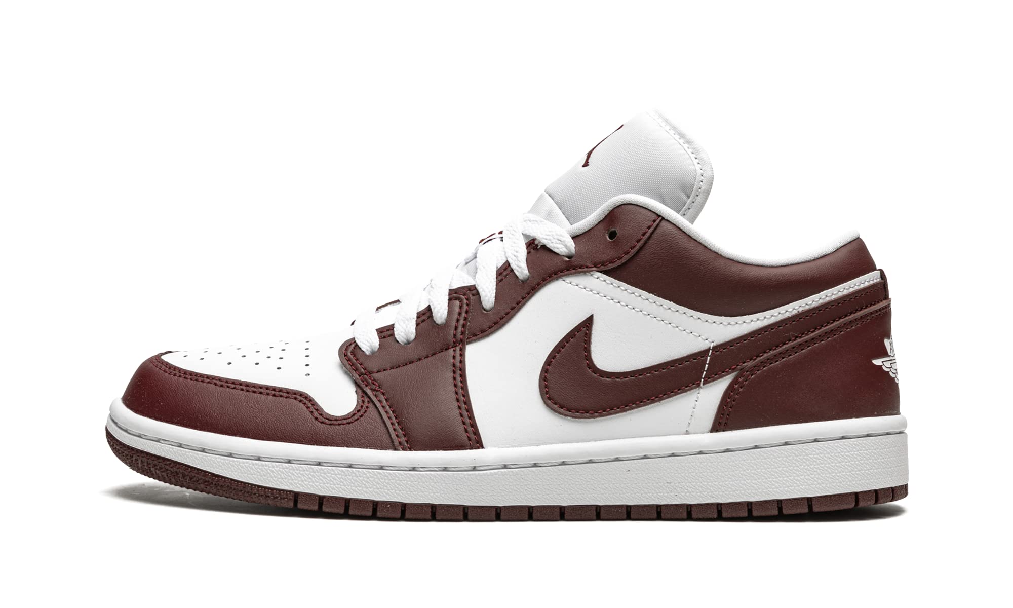 Nike Jordan Womens WMNS Air Jordan 1 Low DC0774 116 Bronze Eclipse - Size 6.5W White/Bronze Eclipse-white 6.5