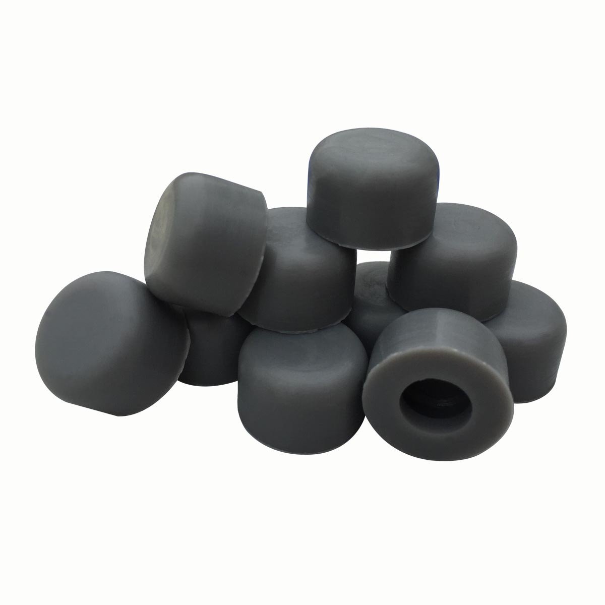 Renovators Supply Manufacturing Silicone Door Stopper Tips 5/8 in. Door Stopper Bumper Caps 10 Replacement Tip Ends for Absorbing Shock Wall and Floor Protector