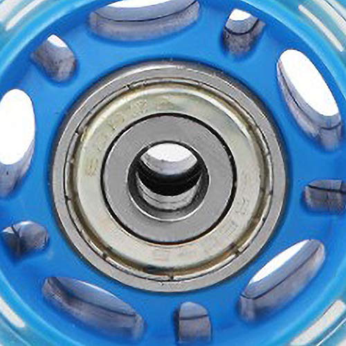Mosichi 62mm Skate Wheels, Transparent Silent Mute Caster Wheel Luggage Cart Trolley Skate Accessory Blue