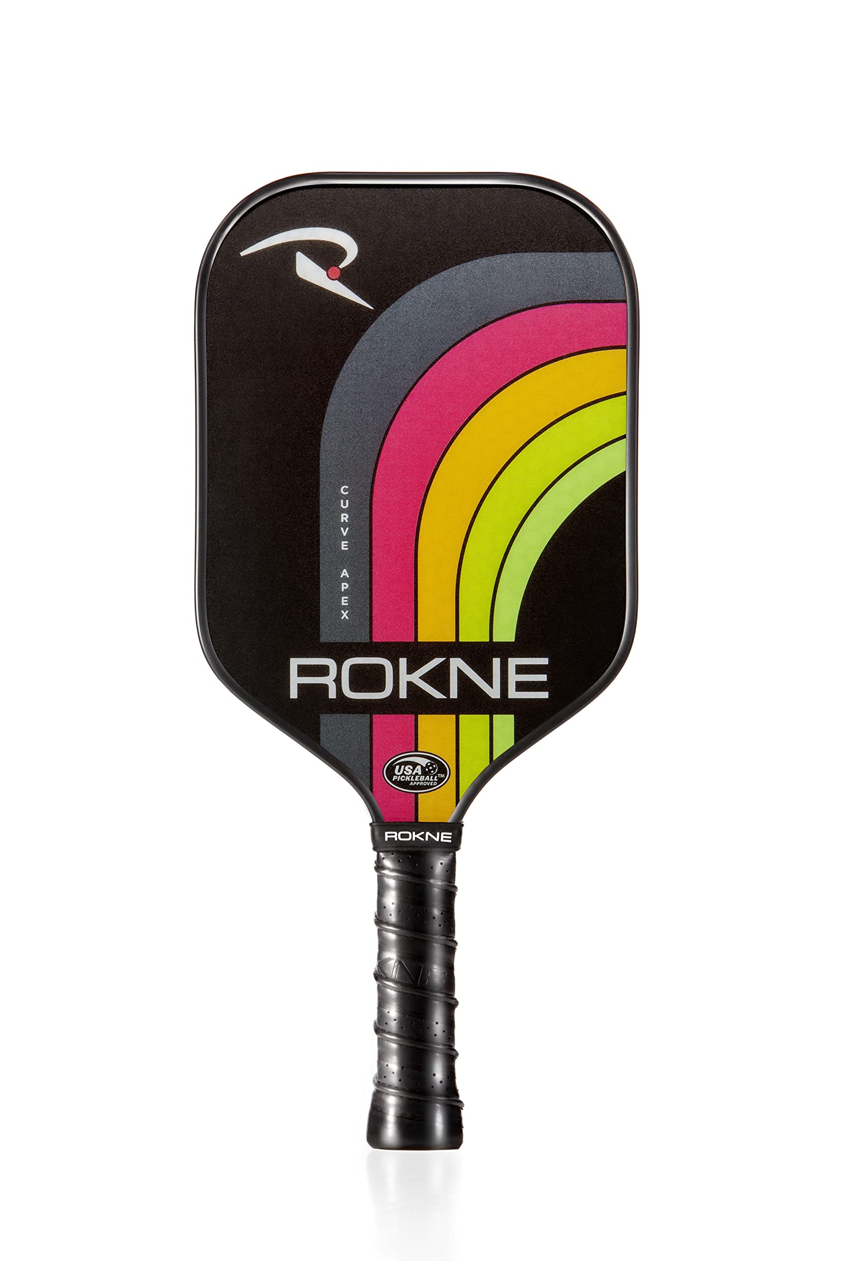 ROKNE Curve Apex Pickleball Paddle (Electric Citrus)
