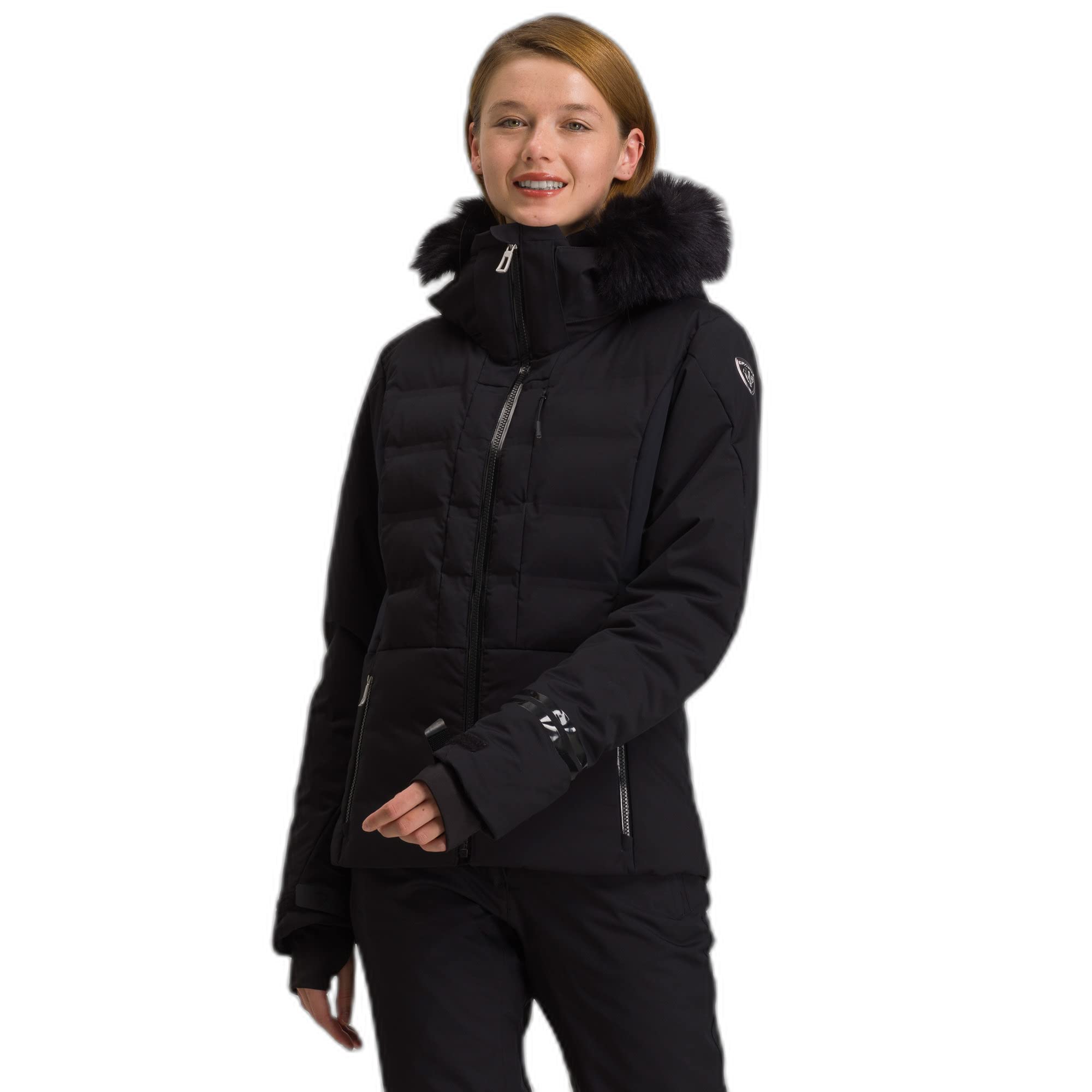 Rossignol Depart Insulated Ski Jacket Womens Black X-Small
