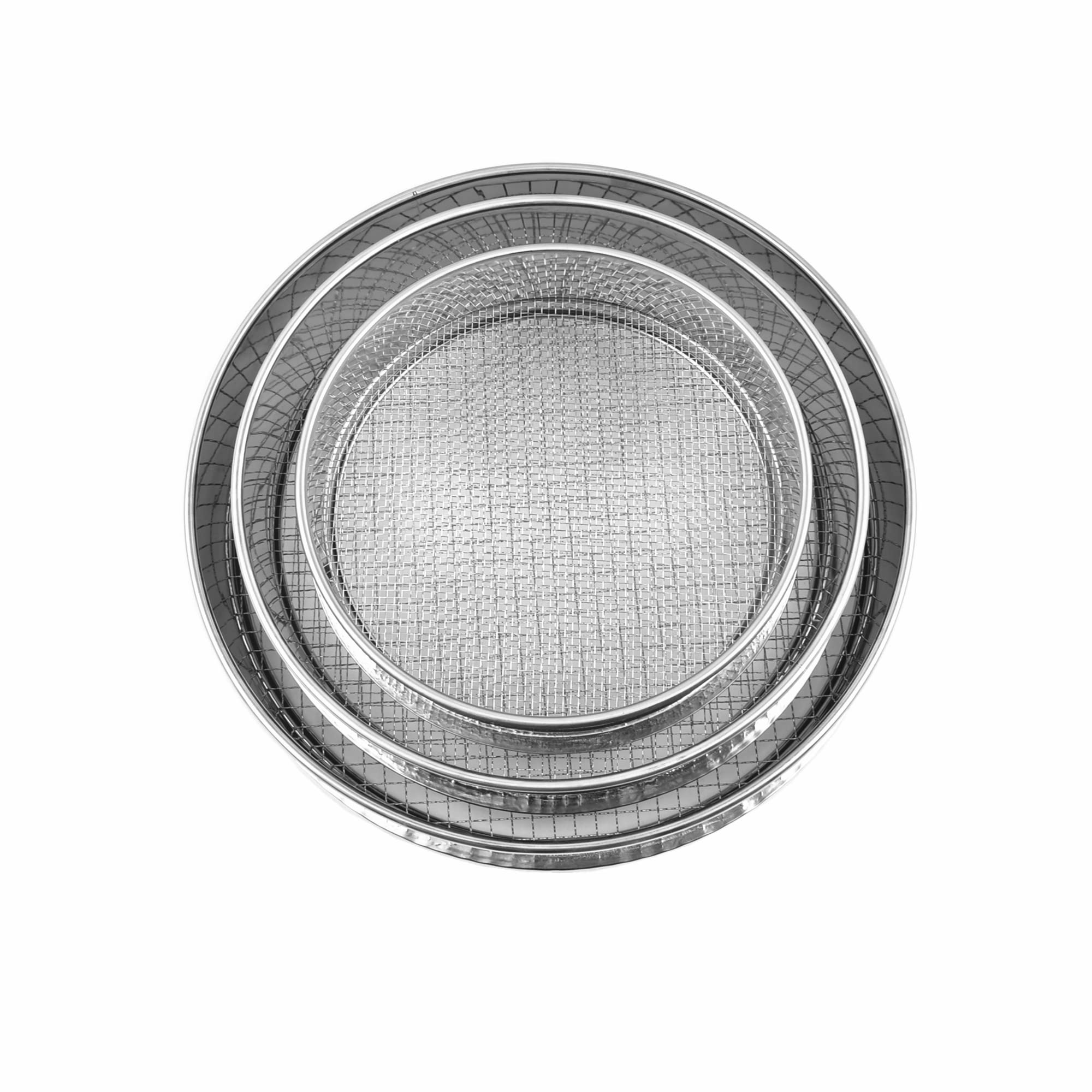 LucaSng 3PCS Soil Sifter Compost Dirt Sieve for Garden