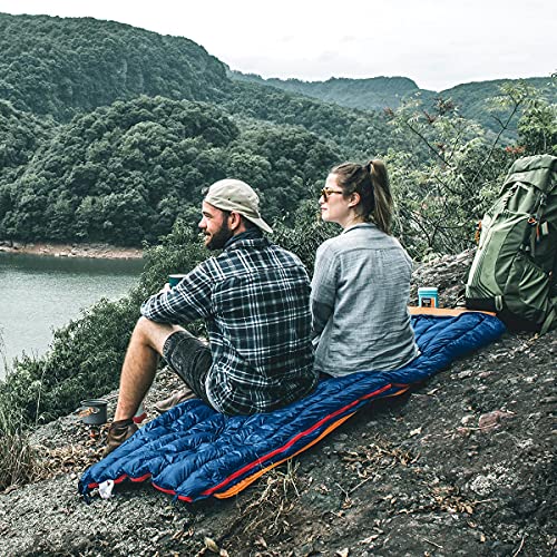 Naturehike 1.74lbs Ultralight Sleeping Bag, 800 Fill Power Goose Down Sleeping Bag, 32-43℉ Compact Lightweight Envelope Sleeping Bag Adult, Backpacking Sleeping Bag for Hiking Camping