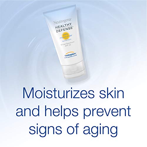 Neutrogena Healthy Defense Daily Moisturizer With Broad Spectrum SPF 50 Sunscreen, 1.7 Fl. Oz (Pack of 3)