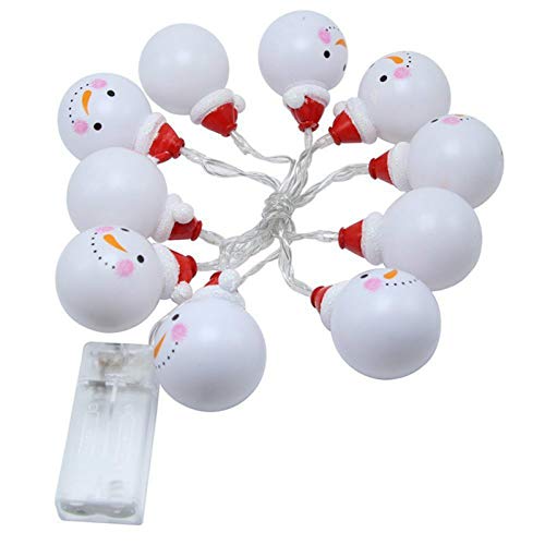 lliang String Lights 3m Snowman Led Fairy String Lights Santa Led Christmas Light Home Garden Indoor Party Wedding Christmas Decoration Light