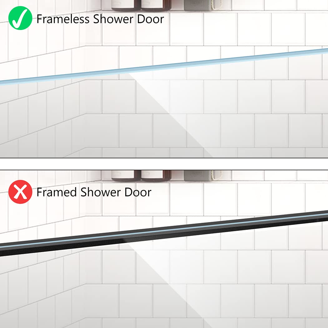NINETREX Shower Door Towel Hooks, Over Glass Door Brushed Nickel Hook for Bathrooms,Towel Rack Heavy Duty 304 Stainless Steel for Towels Frameless Glass Door,Coats,Squeegee,loofah,4 Pack,Silver