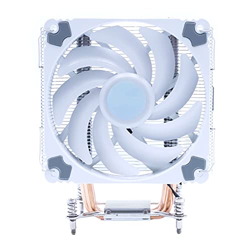 ZPPZJH 120mm CPU Cooler Fan PWM 4PIN ARGB RGB AM2 AM3 AM4 Quiet CPU Radiator Cooler Bracket (Size : AM2 AM3 AM4, Color : ARGB)