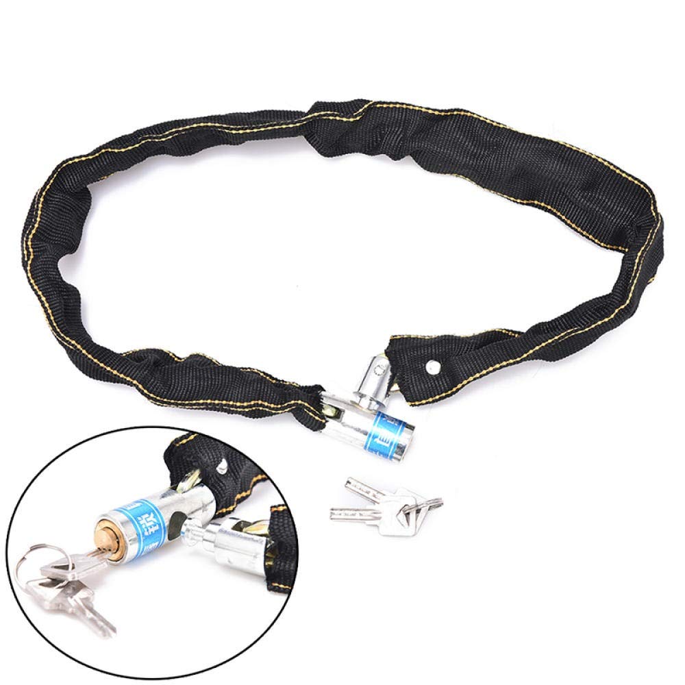 RUKDA Bicycle Lock Black Heavy Duty Motorcycle Bicycle Chain Lock 0cm Bike Locks Bicycle Lock Anti-Theft Outdoor Bicycle Accessories Locks Bike Lock