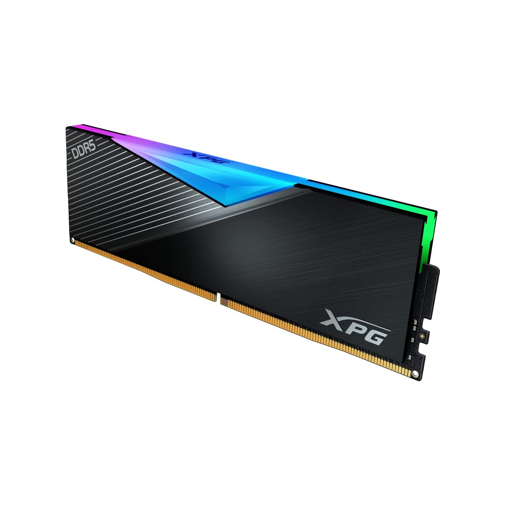 XPG Lancer DDR5 RGB 5600MHz 32GB (2x16GB) CL36-36-36 UDIMM 288-Pins Desktop SDRAM Memory RAM Kit Black Heatsink (AX5U5600C3616G-DCLARBK)