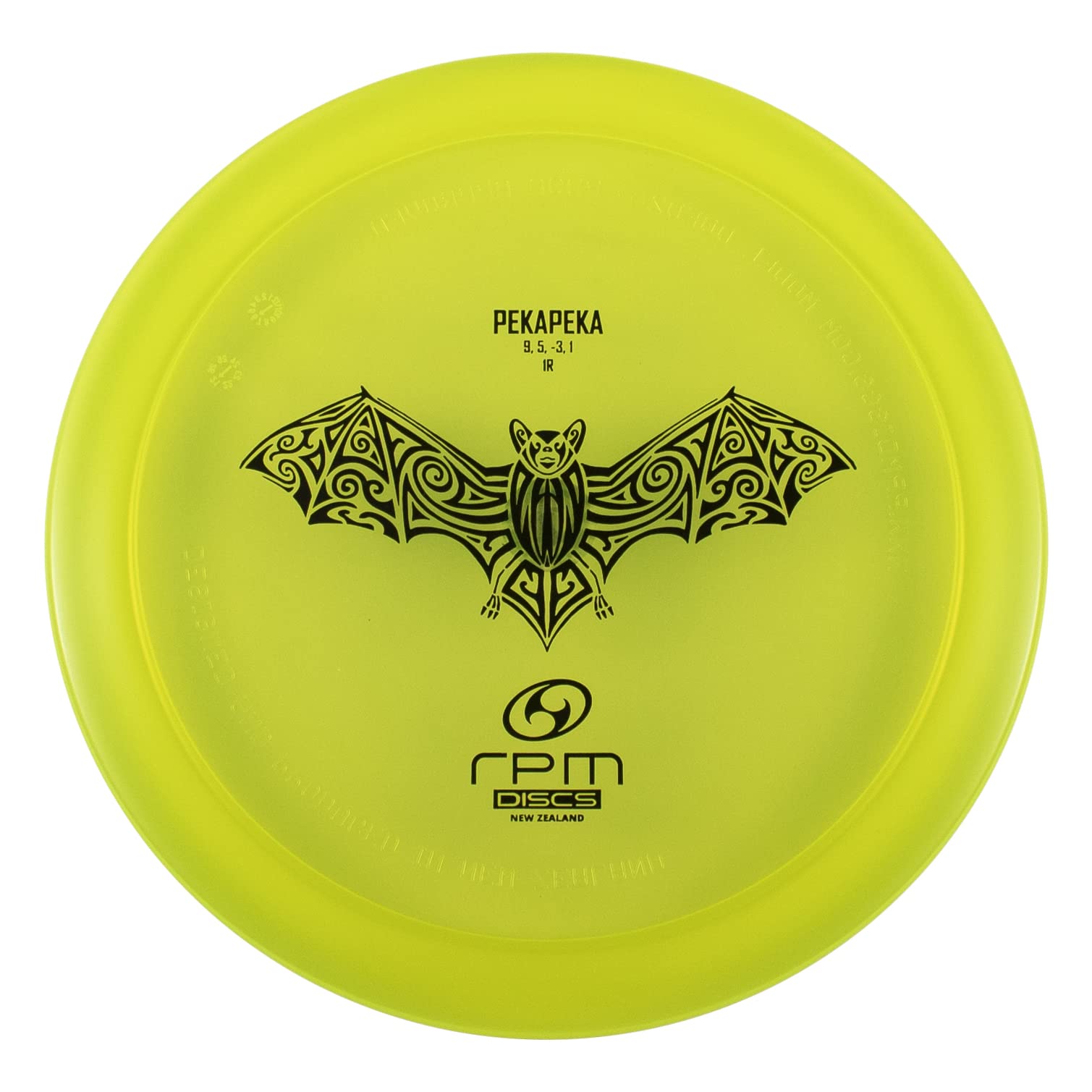 RPM Discs Pekapeka Cosmic Plastic | Fairway Driver Golf Disc | Beginner Friendly Disc Golf Driver [Stamp Color & Weight May Vary] (Yellow)