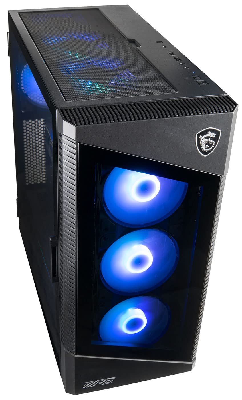 MPG Velox by MSI Gaming Desktop (NVIDIA GeForce RTX 3080 10GB, AMD 8-Core Ryzen 7 5700X Processor, 32GB DDR4 RAM, 512GB NVMe SSD + 2TB HDD, Windows 11 Home) Gamer PC Computer