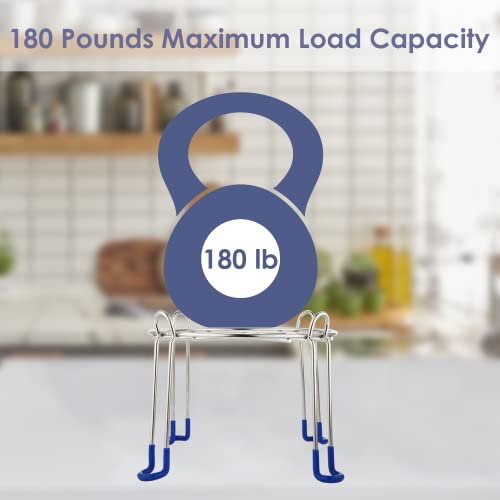 Water Filter Stand for Berkey, 8.6" Diameter 7" Tall, Compatible with Berkey Big and Travel Series Water Filter System, Polished Stainless Steel, Rubberized Non-Skid Feet
