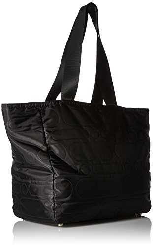 LeSportsac City Chelsea Tote Quilt, Logo Deboss Black