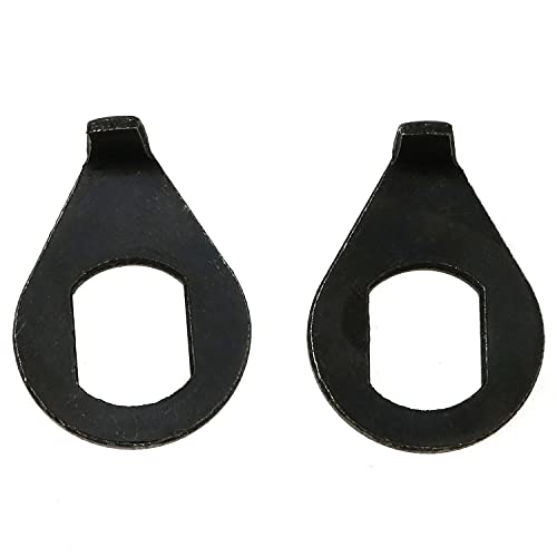 RLECS 2pcs M8 Bicycle Hub Safety Washer Mountain Road Bike MTB Accessories, Black