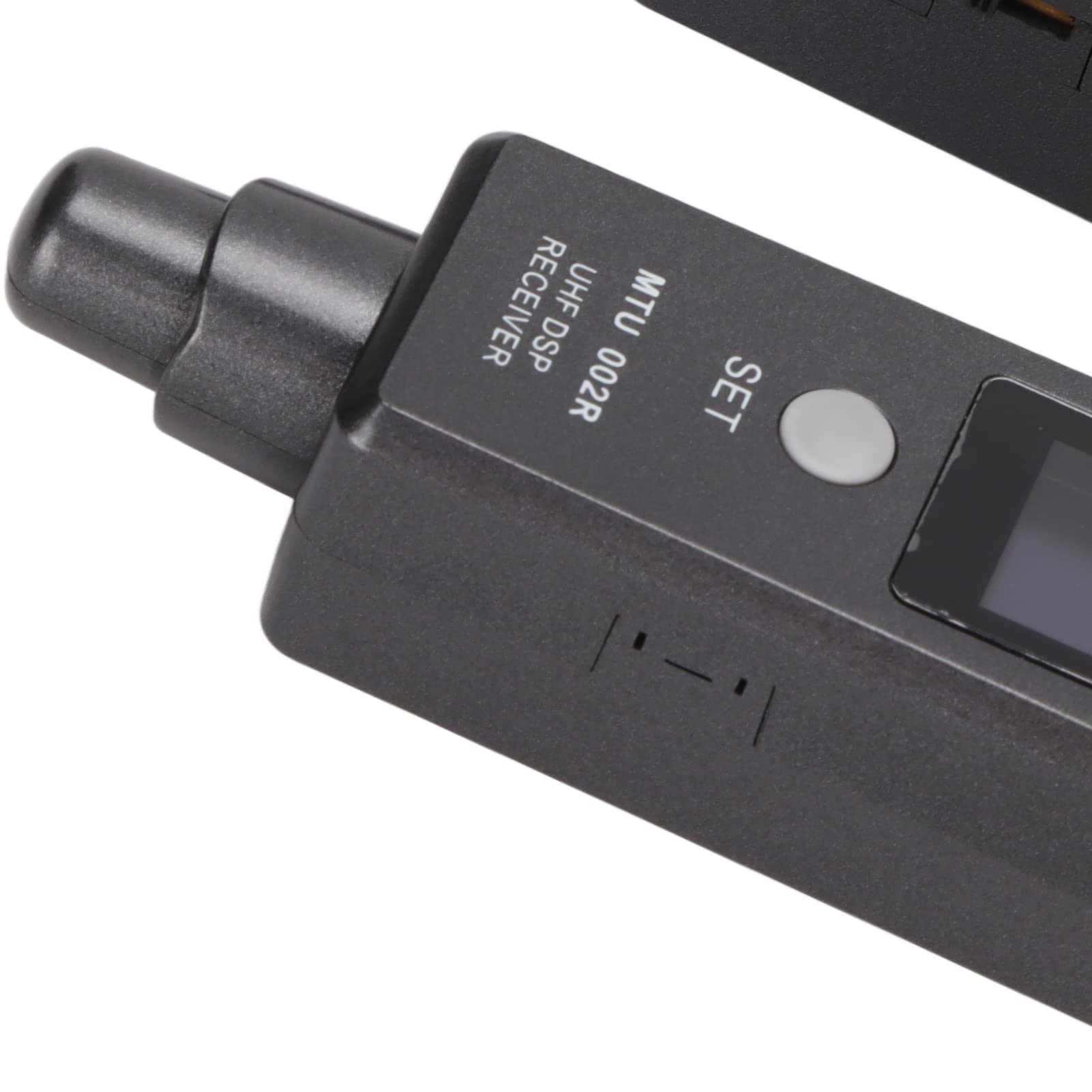RongM Wireless Microphone XLR Transmitter, Clear LCD Display Wireless Microphone Adapter ABS for Audio Mixer (Rongm93doe0u4gc)