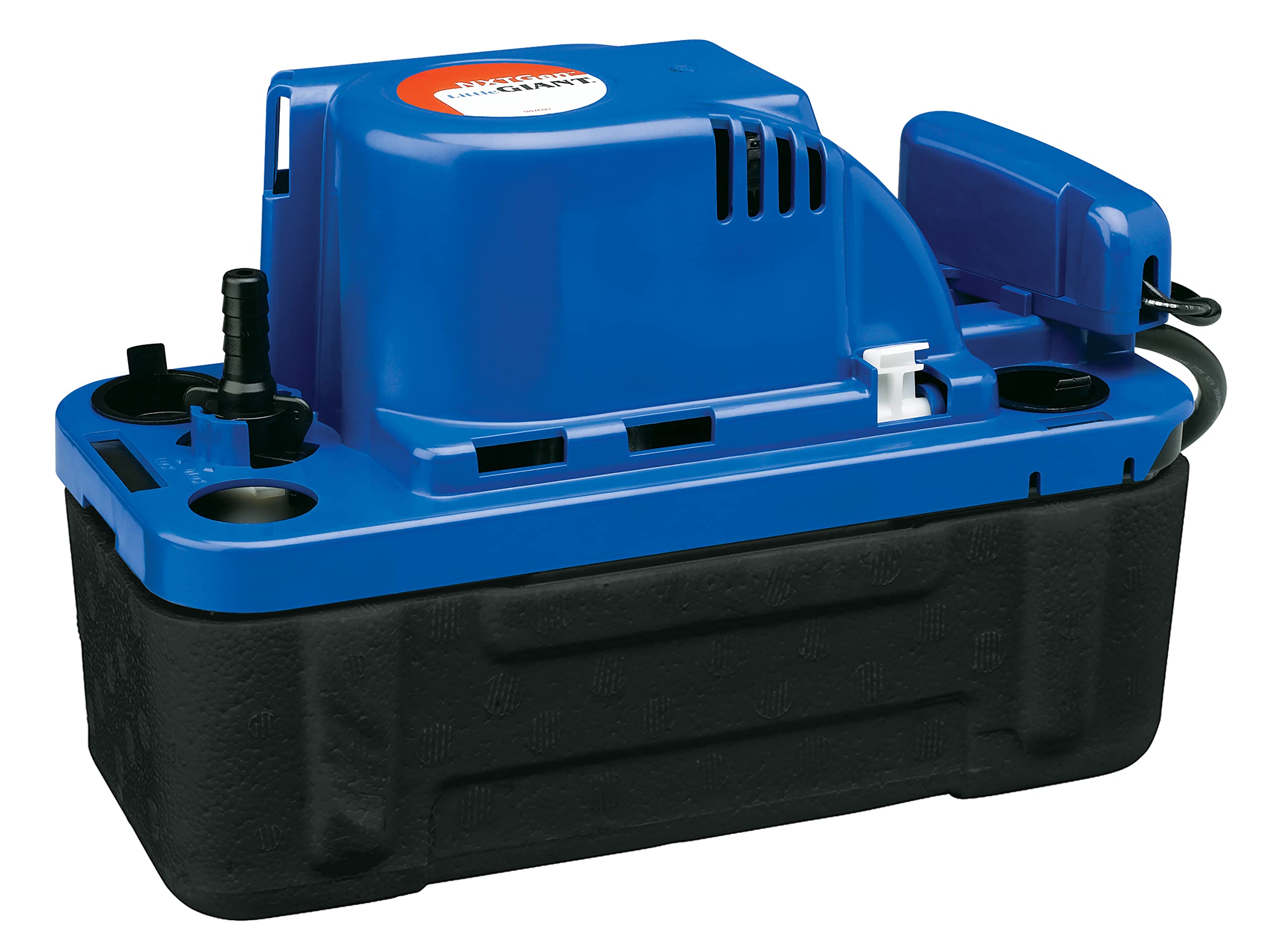 Little Giant 554542, VCMX-20ULS-C 115 Volt, 1/30 HP, 84 GPH, Automatic Condensate Removal Pump, 6-Ft. Power Cord, Safety Switch, Anti-Sweat Sleeve, Blue