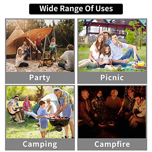 Swivel Campfire Grill Grate, Adjustable Fire Pit Grill, Camping Grill with Circular Grill for Outdoor Open Fire Cooking BBQ